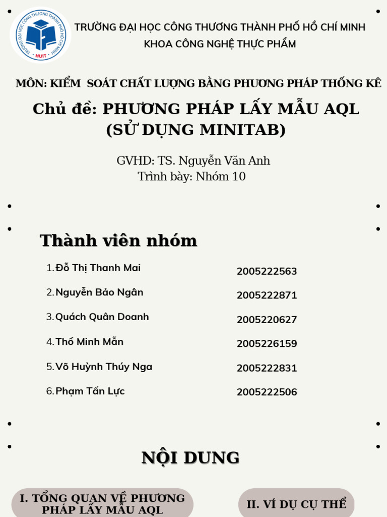 PPLM AQL (MINITAB) | PDF