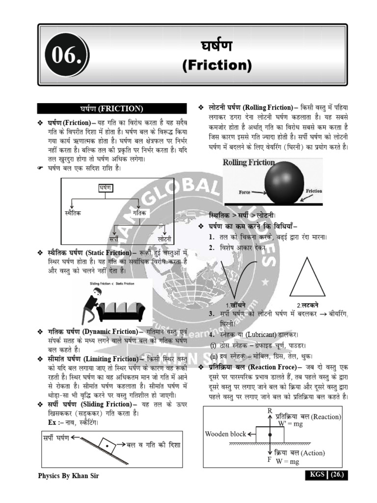 Friction | PDF | Friction | Lever