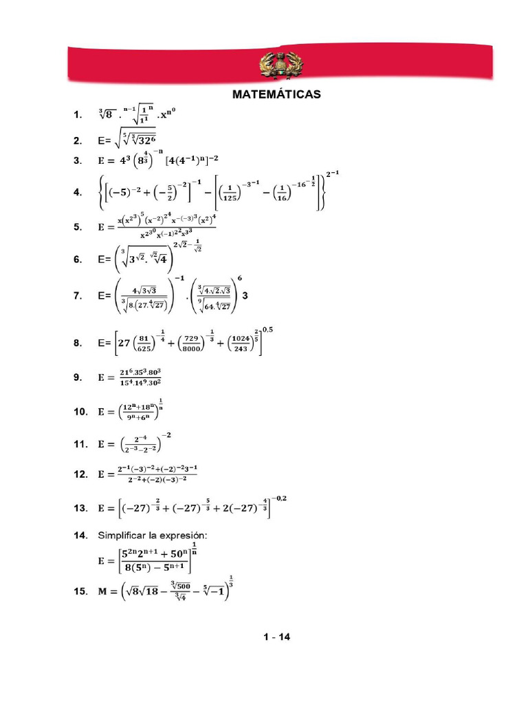 Matemáticas | PDF
