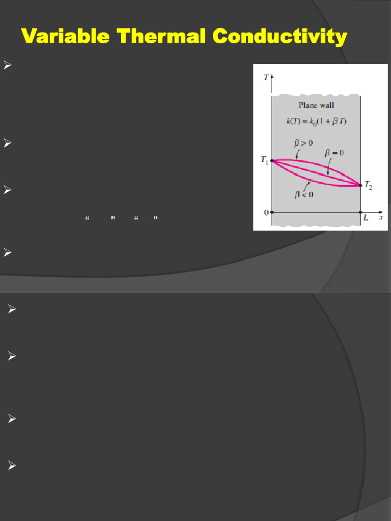 Variable Thermal Conductivity Analysis | PDF | Thermal Conduction ...