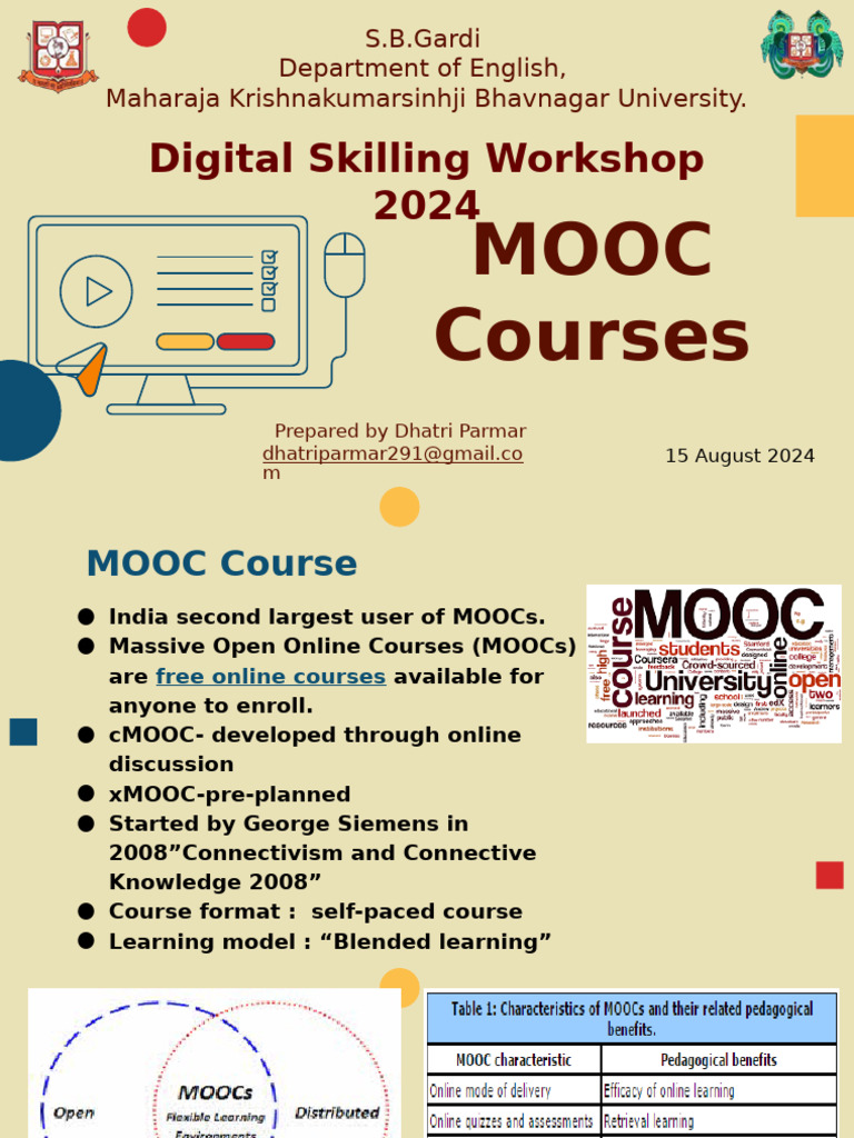 MOOC Course | PDF