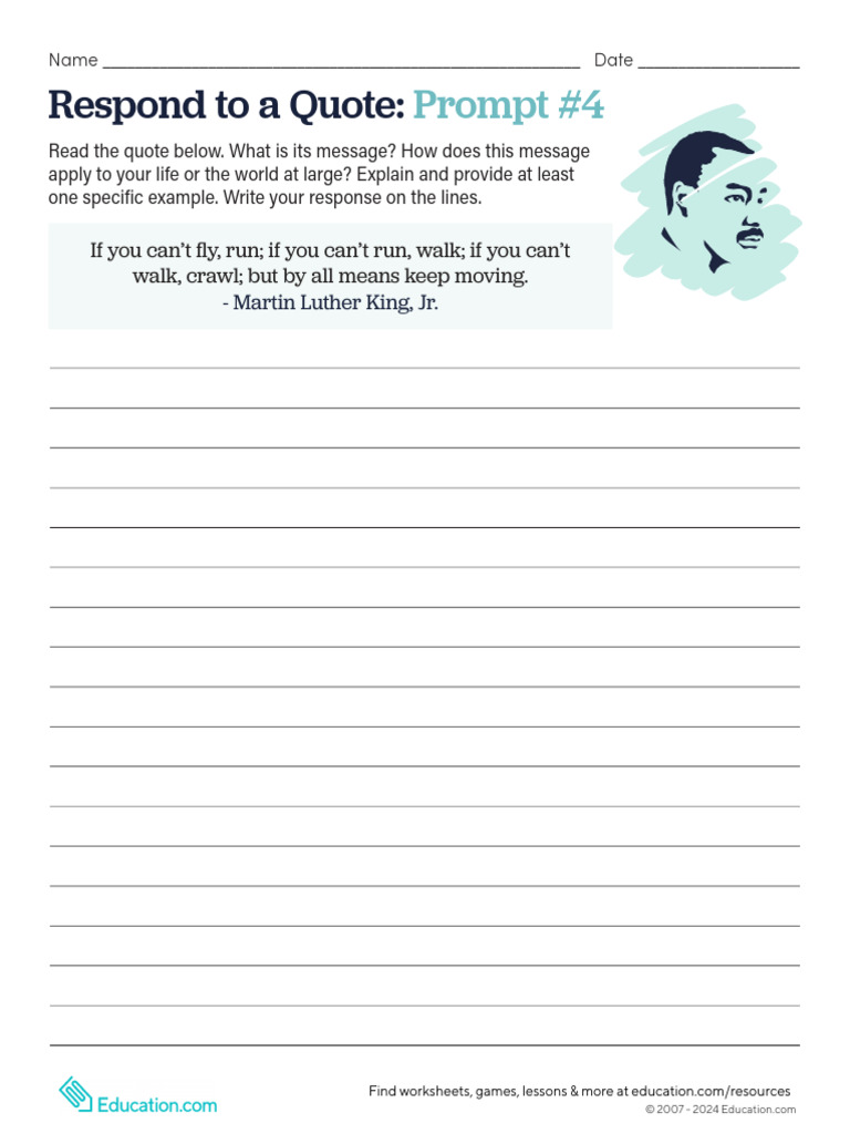 Respond To A Quote Prompt 4 | PDF