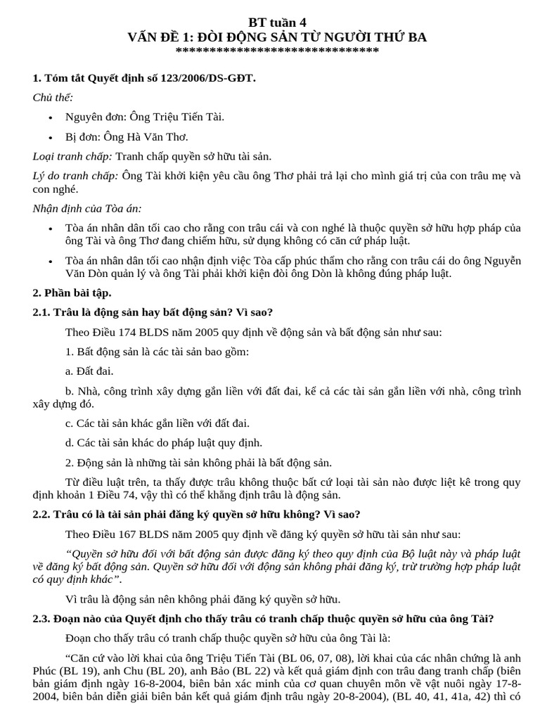 BT tuần 4 | PDF