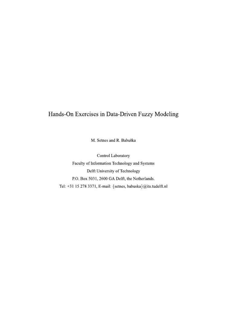 Fuzzy Exercise | PDF