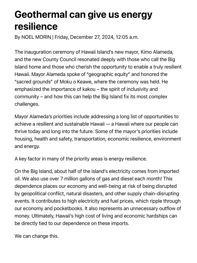 6 - N Morin OpEd Dec 24 Hawaii Tribune-Herald | PDF | Cost Of Living ...