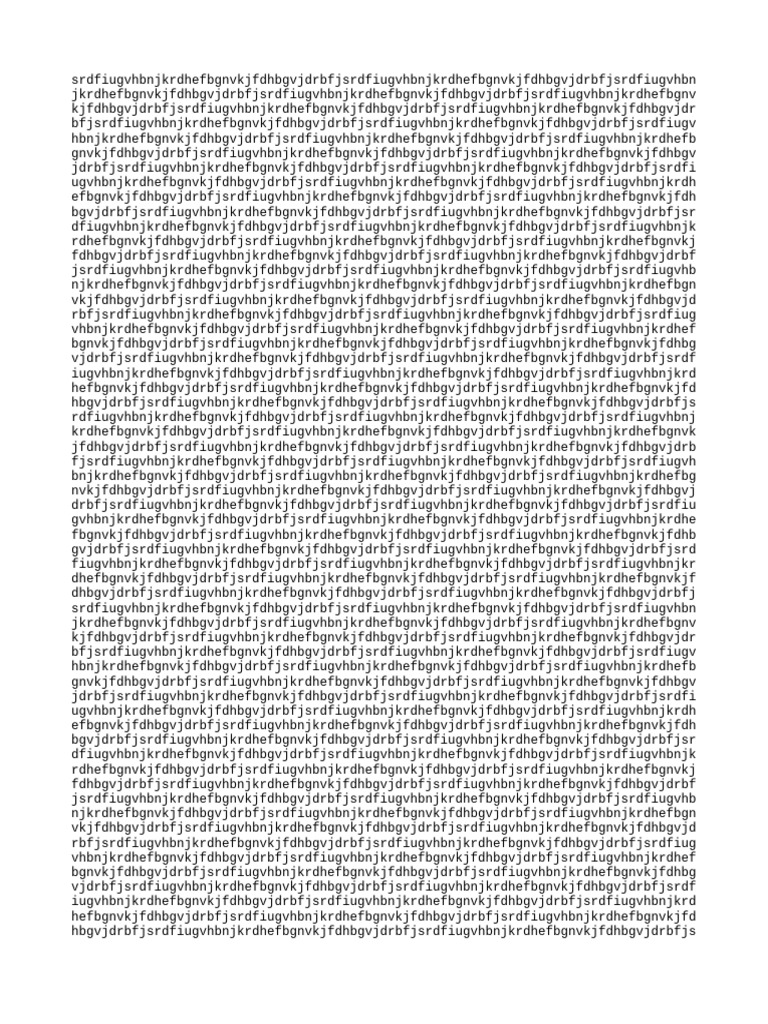 Random Text Generation Sample | PDF