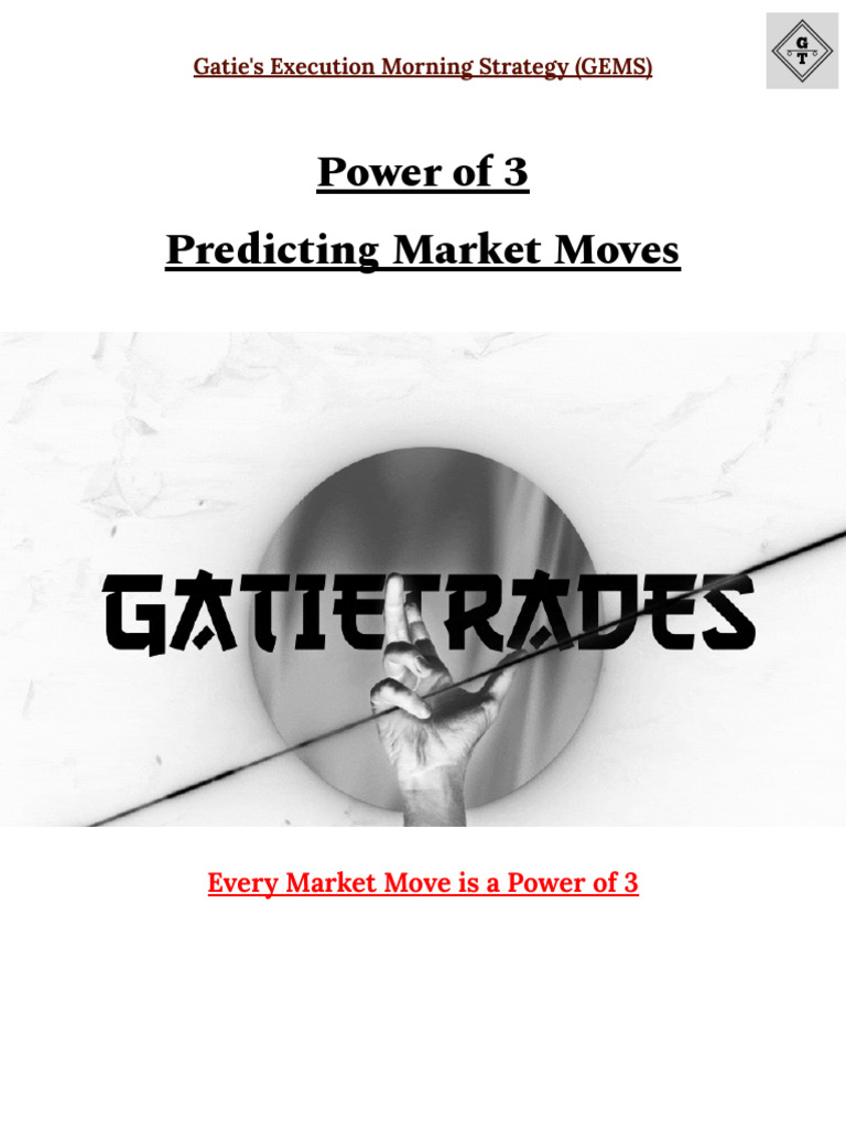 GatieTrades - Predicting Market Moves [Po3] | PDF | Standard Deviation | Risk
