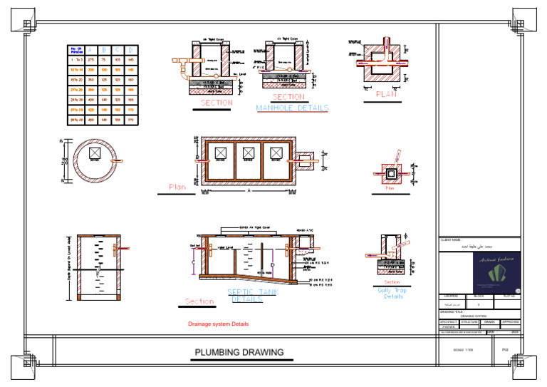 Plumbing Drainage System Drawing 2025 | PDF