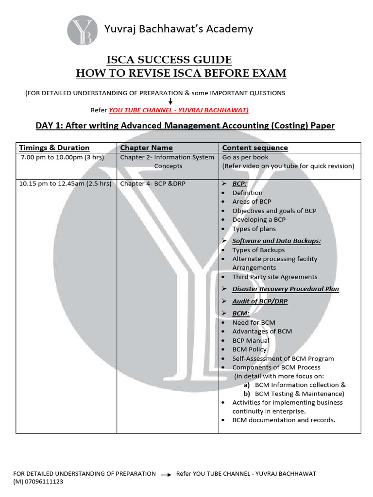 Isca Revision | PDF | System | Information Technology
