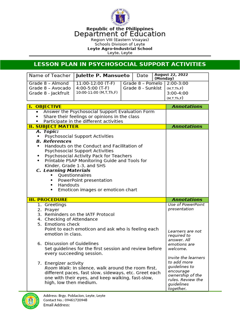 Context Clues in English 8 Lesson Plan | PDF | Verb | English Language