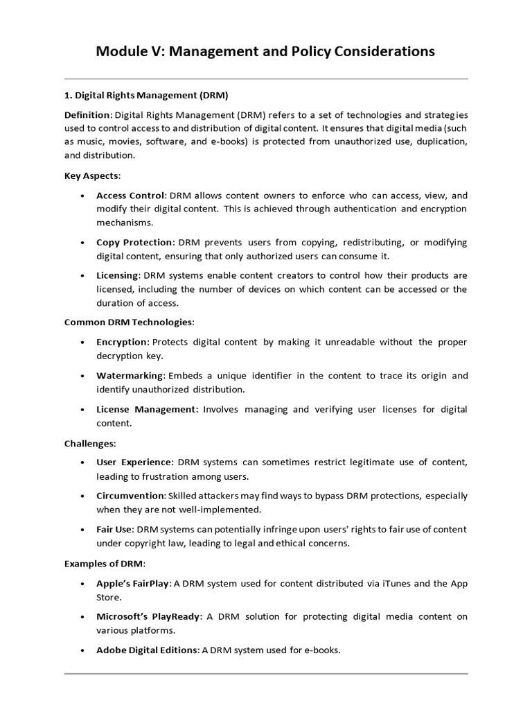 Security Threats & Vulnerabilities Module 5 | PDF | Digital Rights Management | Information Security