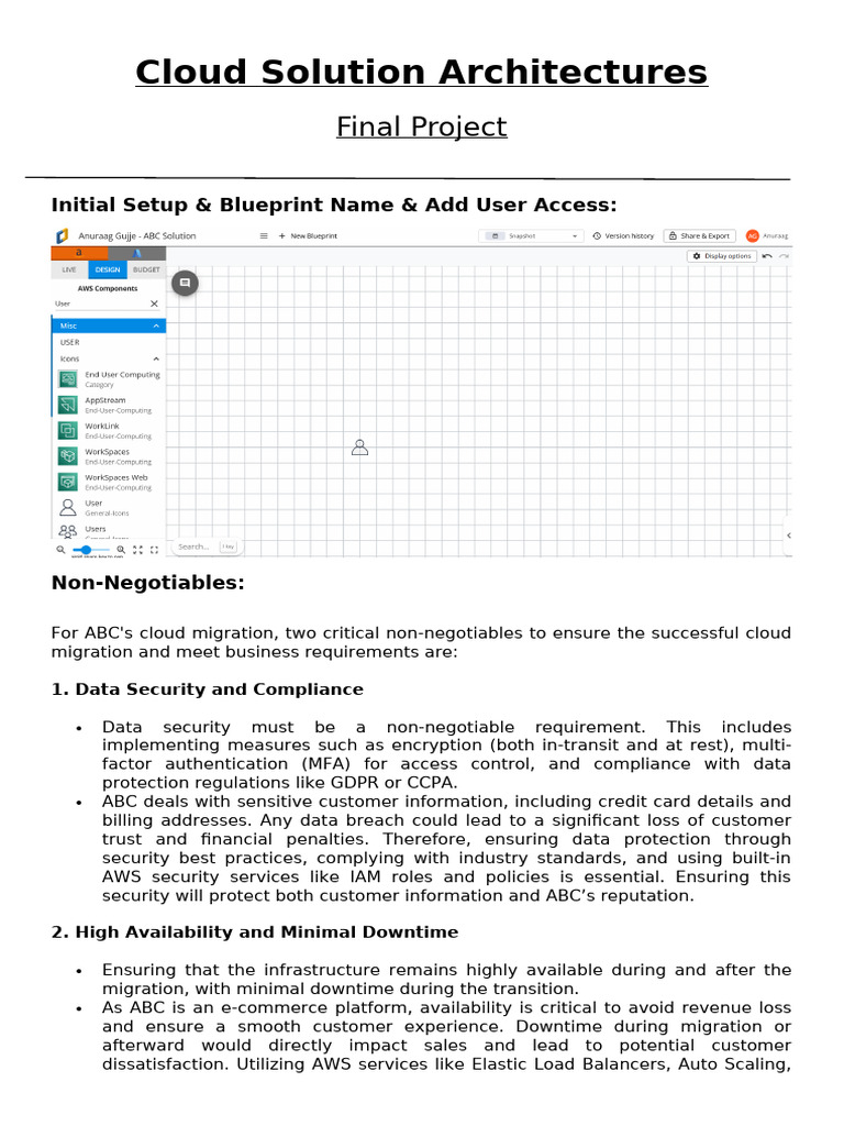 Anuraag Gujje - Cloud FInal Project | PDF | Load Balancing (Computing) | Cache (Computing)