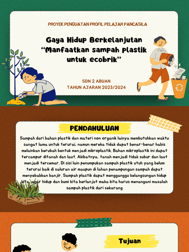 Modul P5 Gaya Hidup Berkelanjutan | PDF