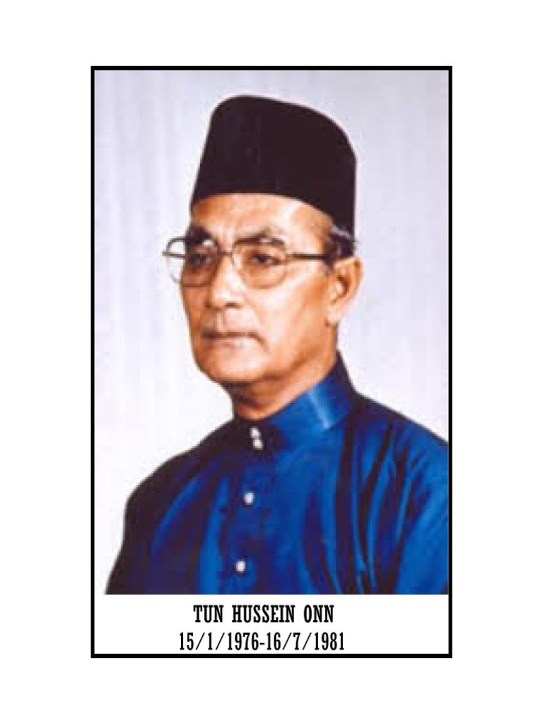 Tun Hussein Onn - JPG | PDF