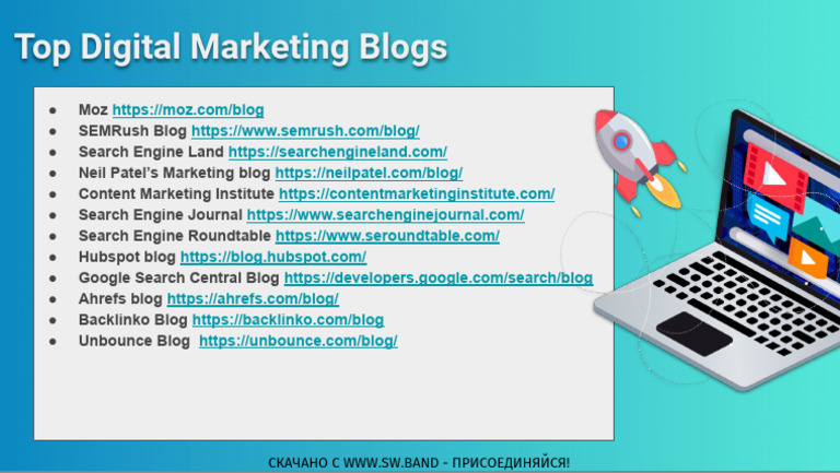 Best Digital Marketing Blogs 2019 | PDF