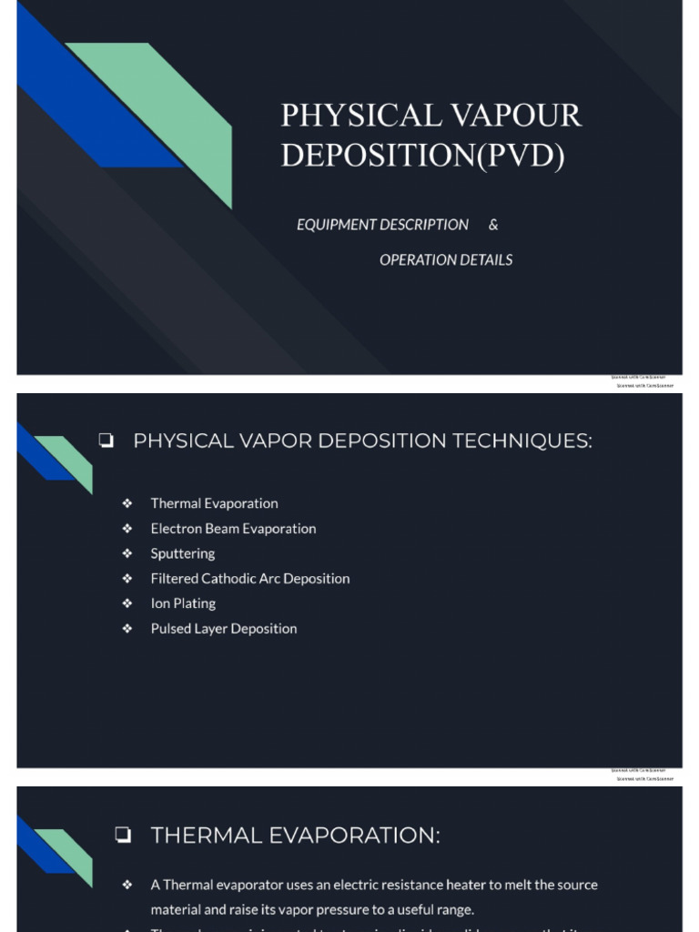 Physical Vapour Deposition Pdf