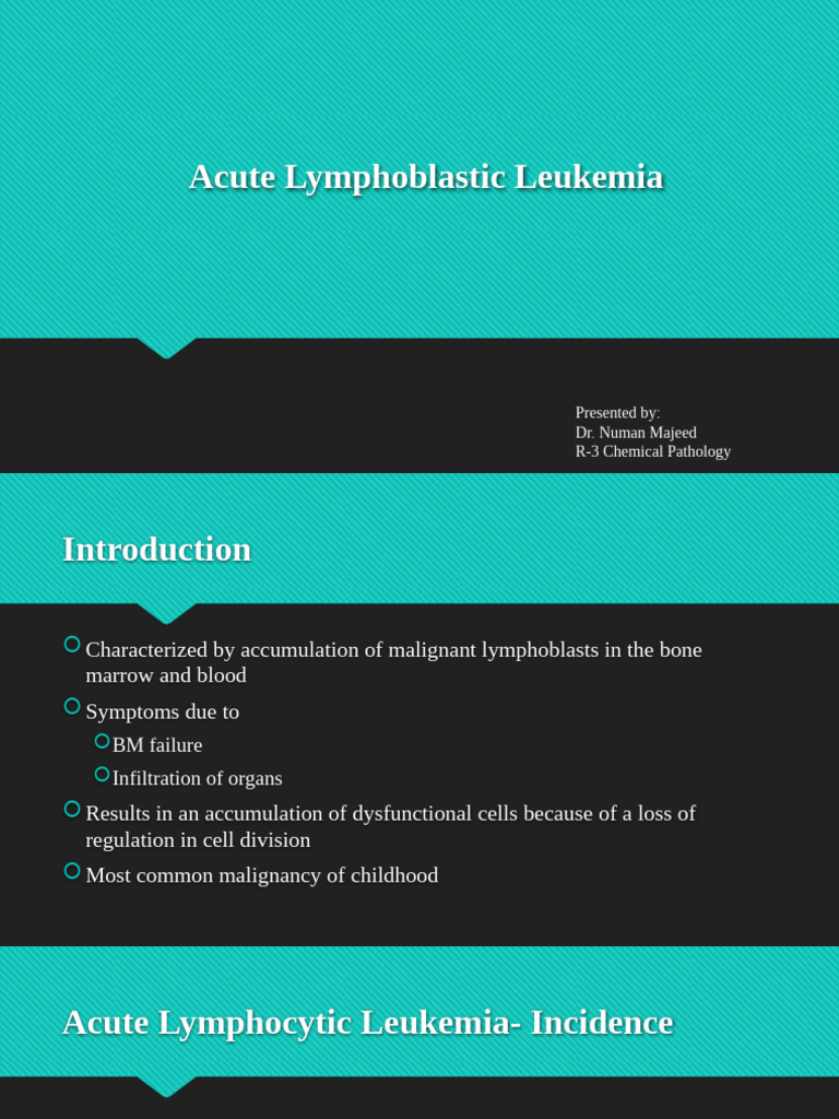 acute lymphocytic leukemia | PDF | Leukemia | Lymphocyte