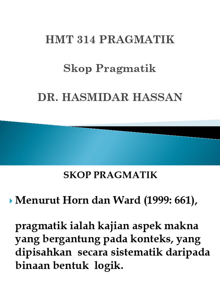 2 - Skop Pragmatik | PDF