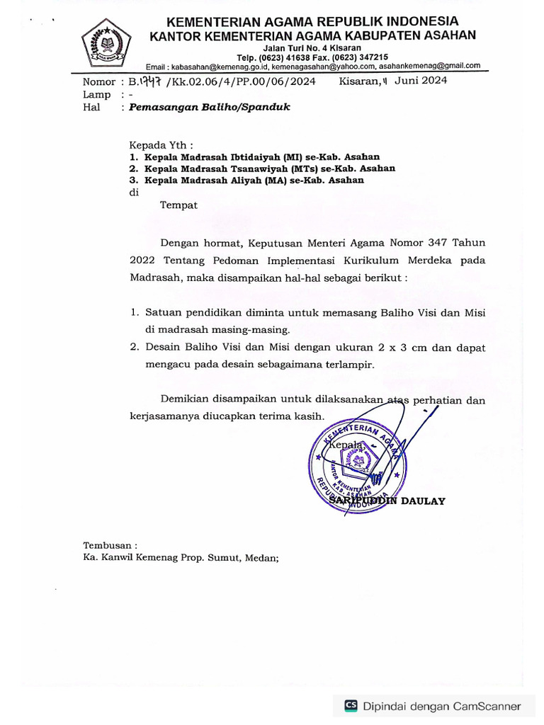 pemasangan baliho | PDF