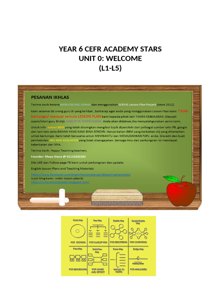 Y6 U0 Welcome W01 (LP1-5) | PDF | Word | Vocabulary