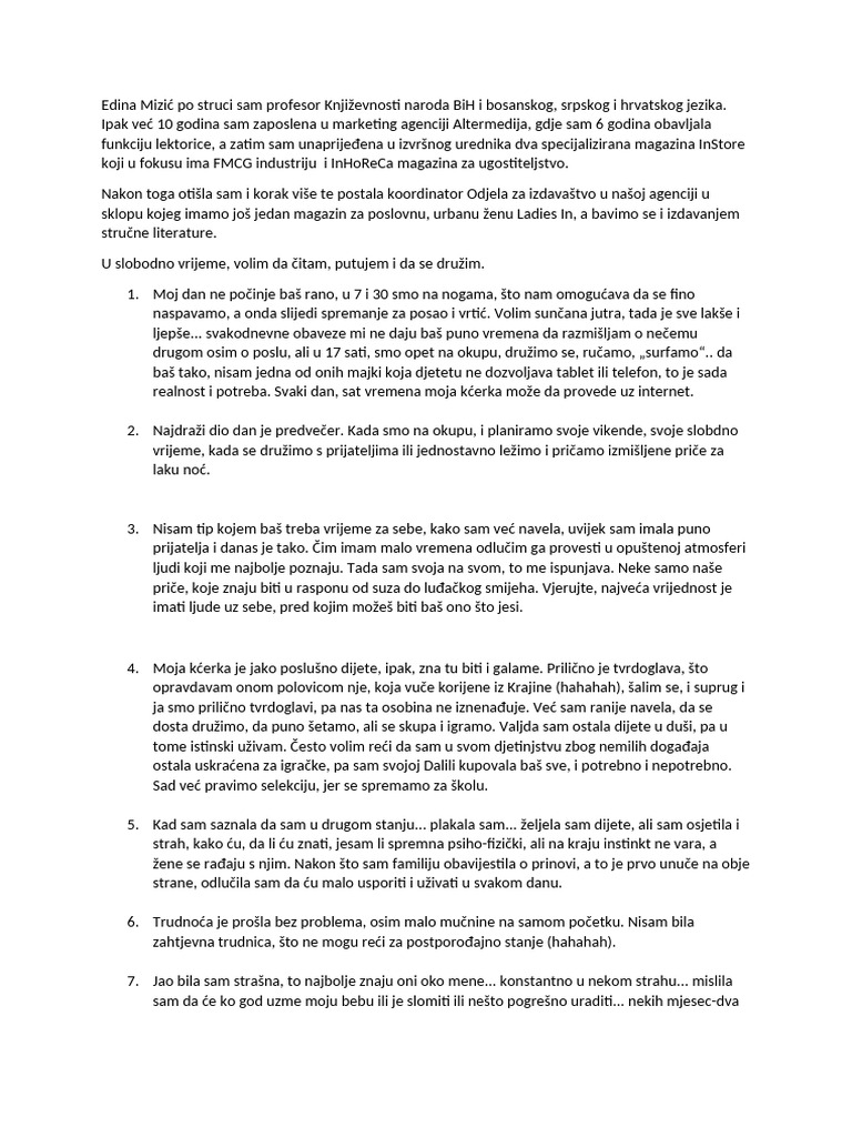 Intervju Dinka | PDF