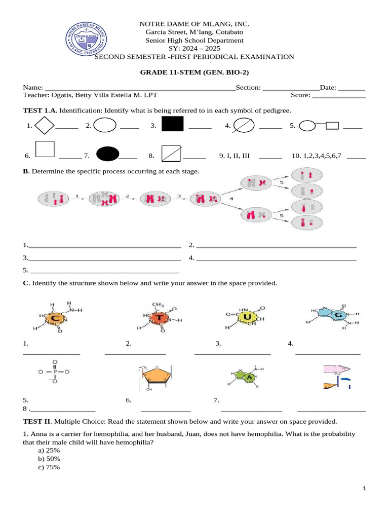 G11-Stem-First Periodical | PDF | Nucleic Acids | Dna