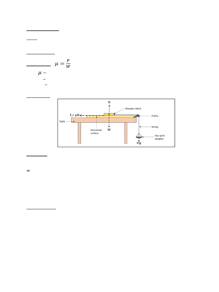 EXP - No. - 5 Static Friction | PDF | Force | Friction