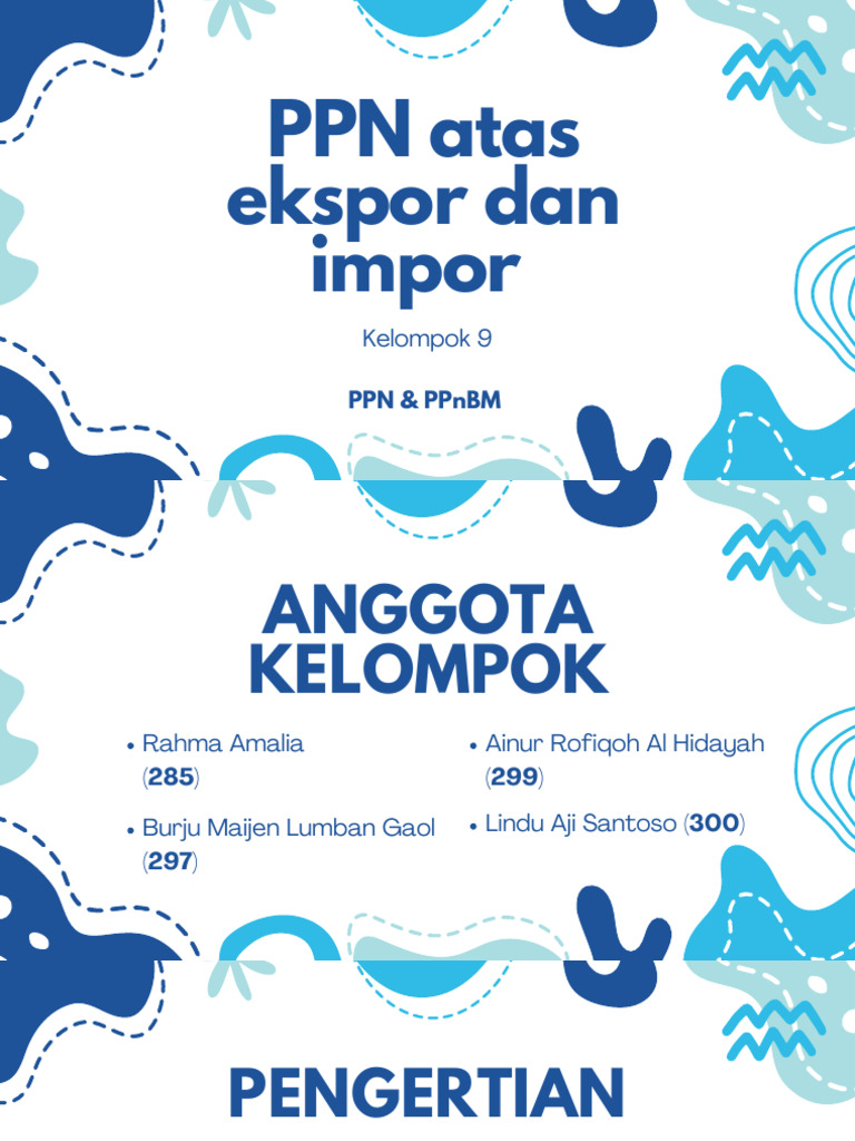 PPN & PPNBM Ekspor Impor Kelompok 9 | PDF