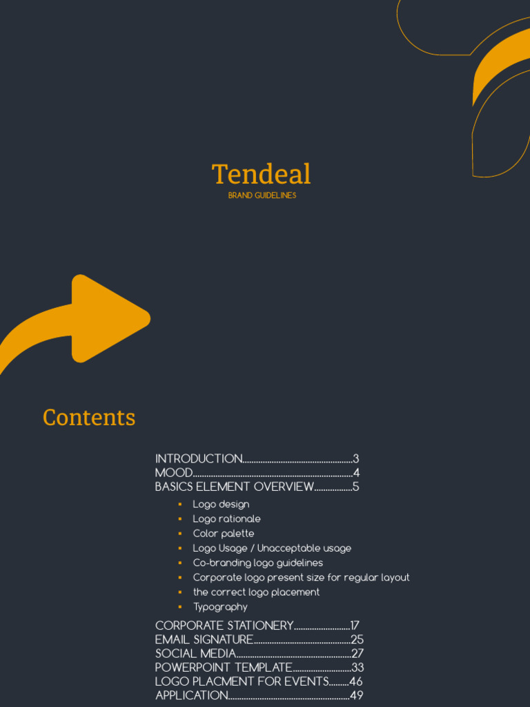 Tendeal Branding Guideline | PDF | Logos | Brand