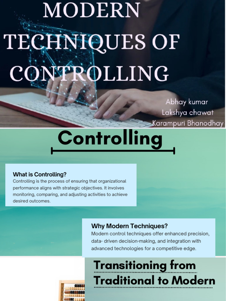 Modern Techniques of Controlling Merged PDF | PDF | Project Management ...