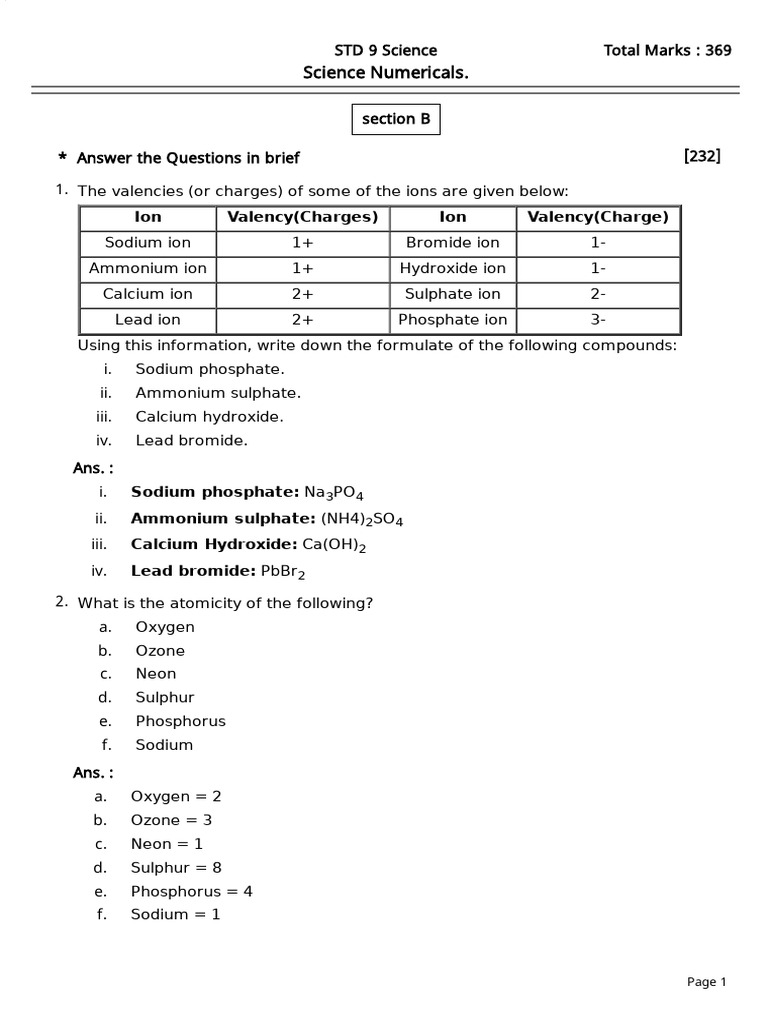 Science Numericals for 9th Grade Students | PDF | Acceleration ...