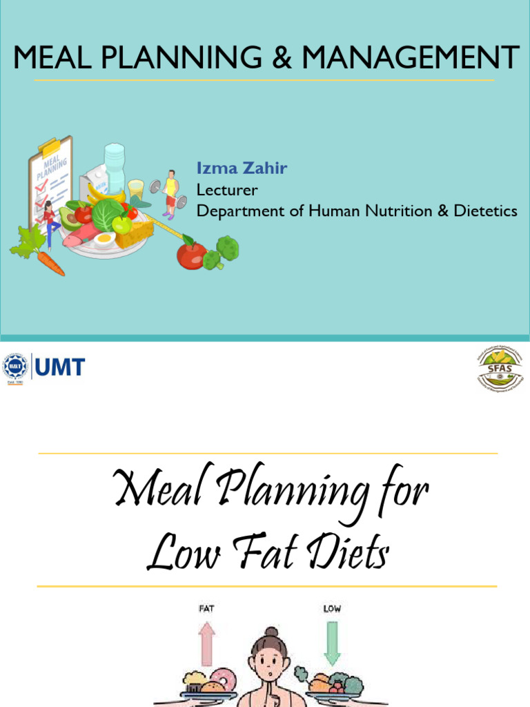 Low-Fat Meal Planning Strategies | PDF | Fat | Diet (Nutrition)