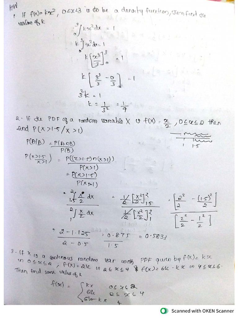 Maths Assignment March 5 | PDF