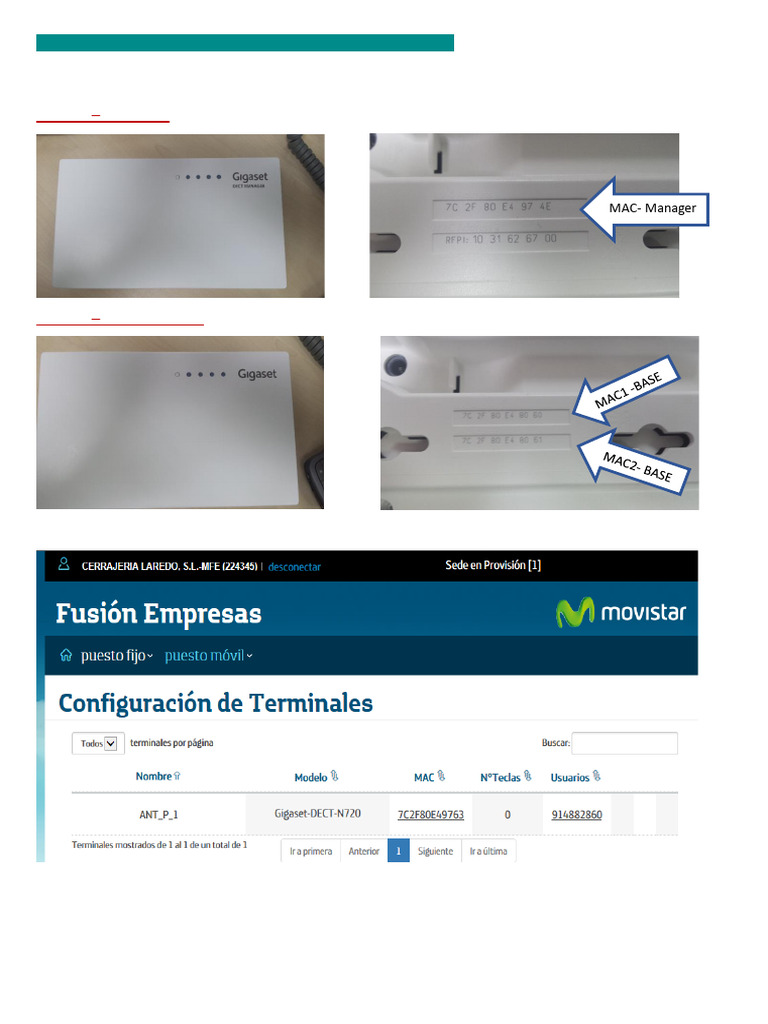Antena Profesional Unify para Broadsoft (N720) (Molano) | PDF