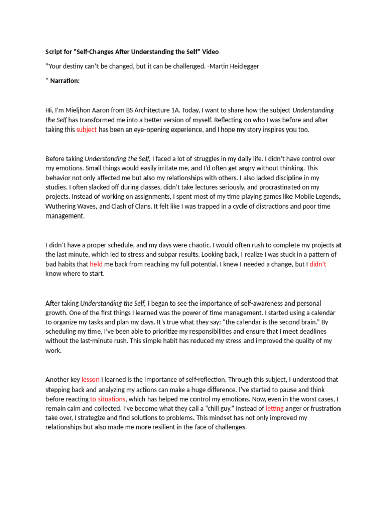 Script for geus | PDF | Social Psychology | Cognition