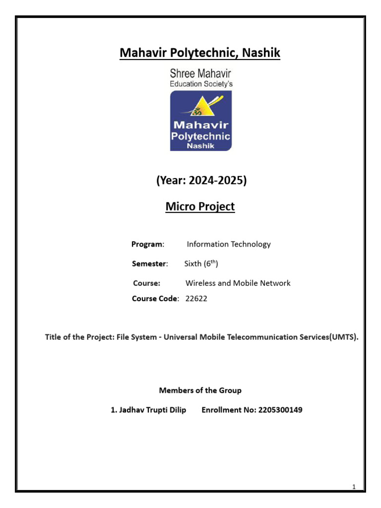 WMN T | PDF | Cellular Network | Computer Network