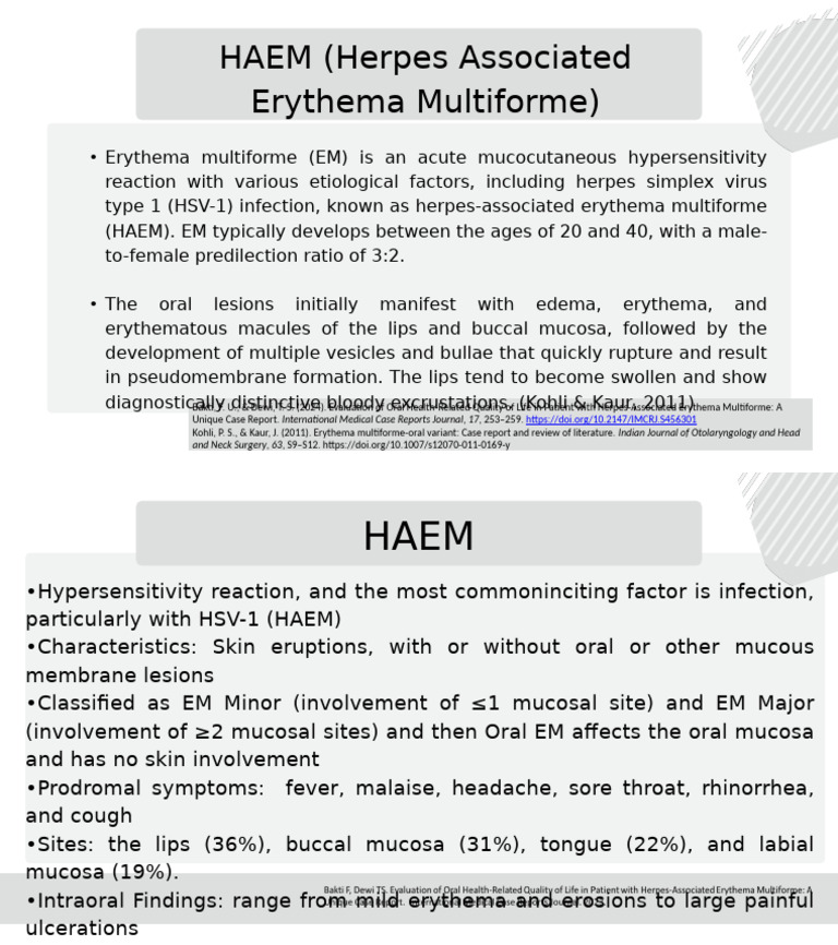 HAEM (Herpes Ass | PDF