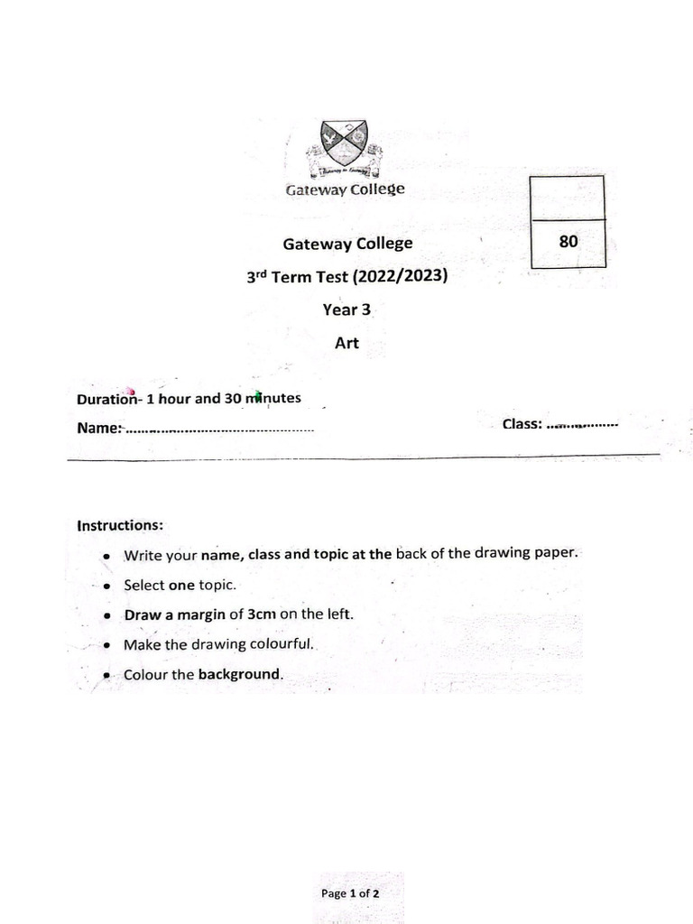 2023-2024 - Art | PDF