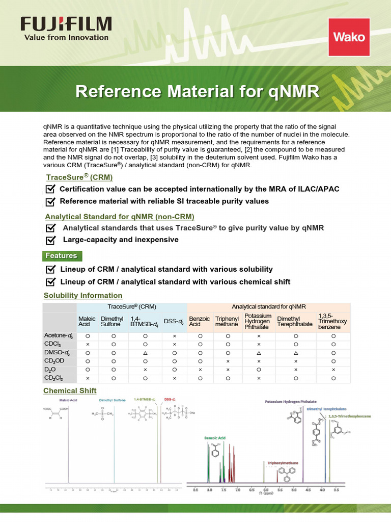 Brochure MRC Et Standars RMNQ | PDF | Chemical Compounds | Applied And ...