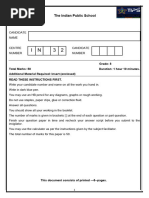 Year 9 Cambridge Checkpoint Timetable 2025 | PDF