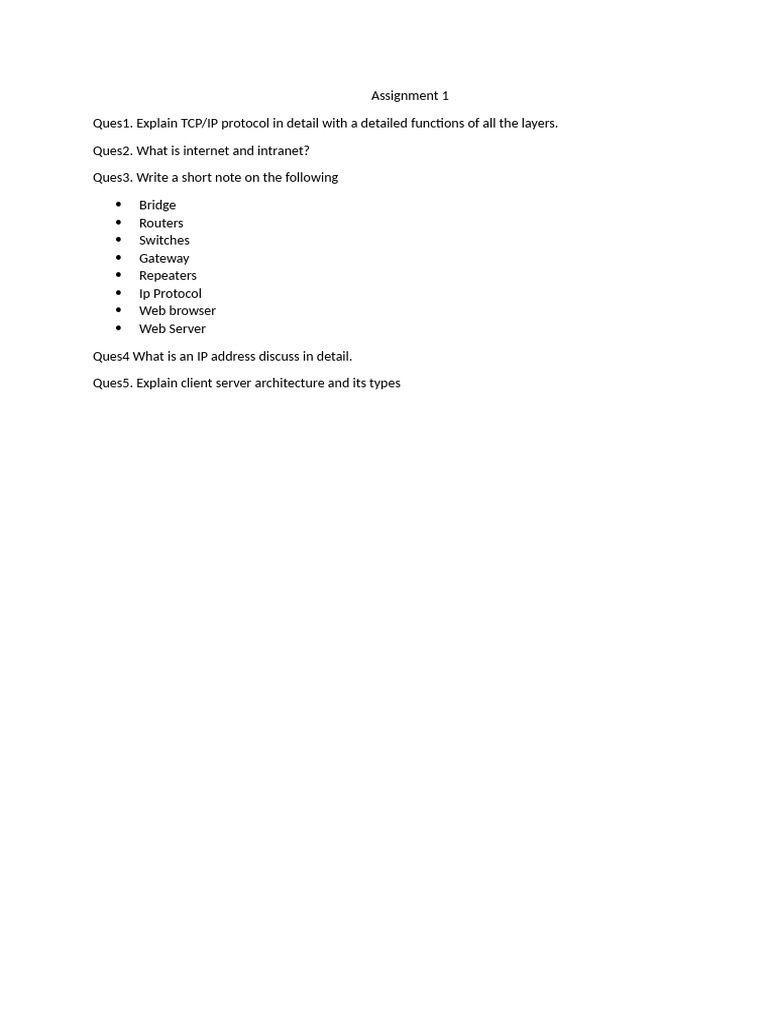 Assignment 1 IWT | PDF