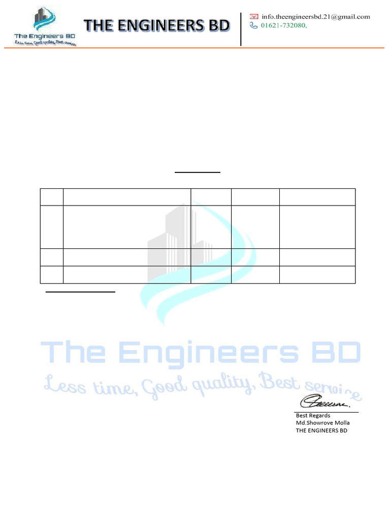 Quotation For Geo Bag & Block | PDF