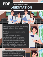 Work Immersion - Module 1 and 2 - LAS | PDF | Curriculum | Learning