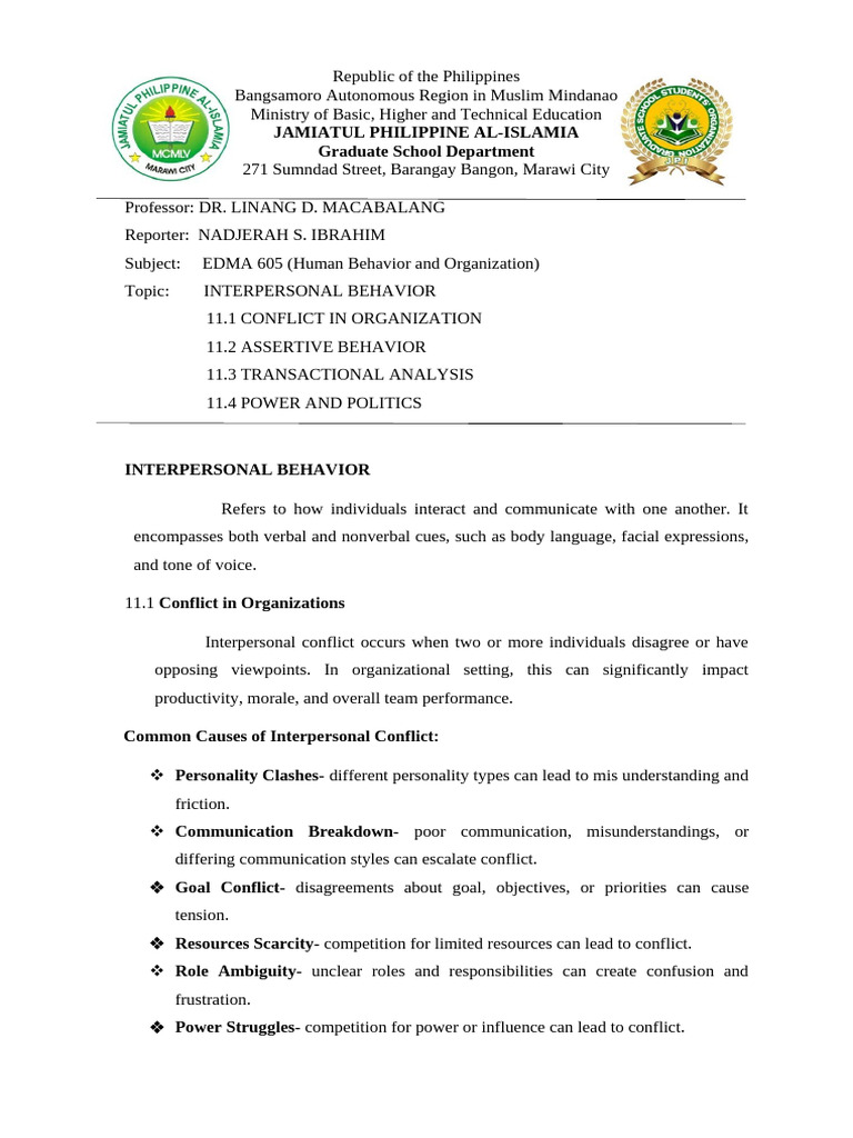 HBO REPORT-IBRAHIM | PDF | Power (Social And Political) | Communication