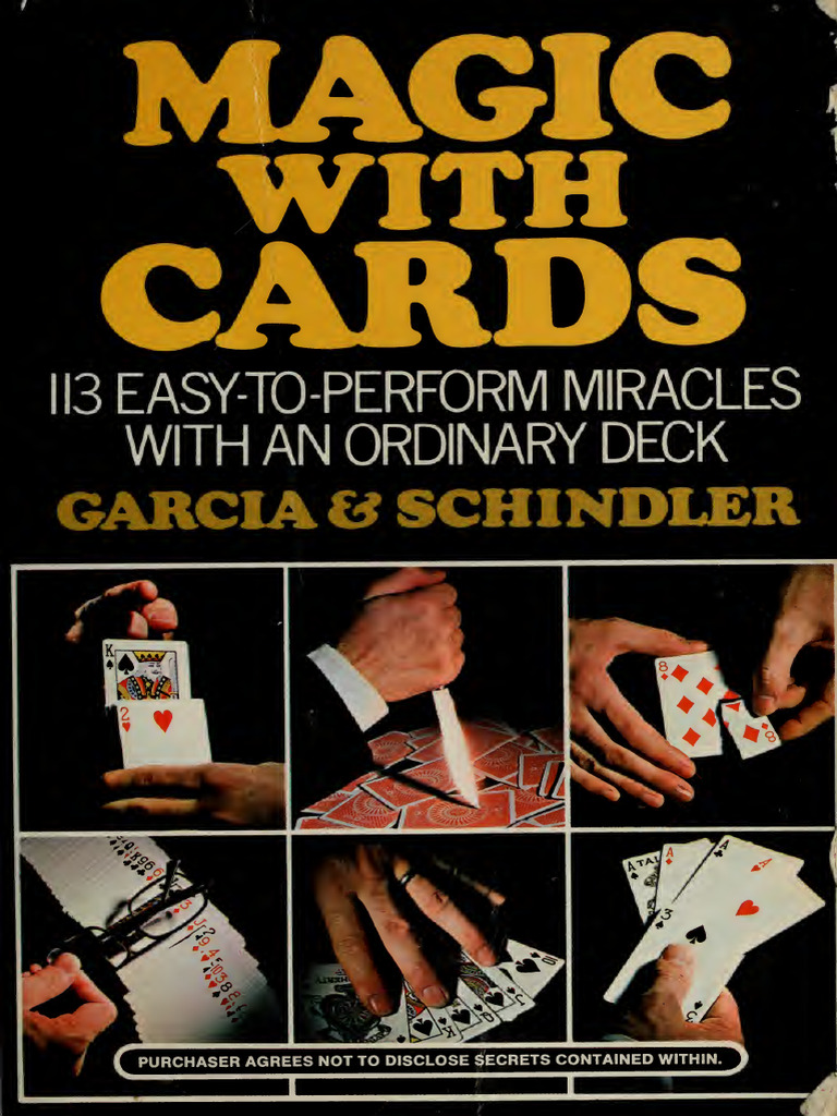 Magic With Cards 113 Easy-To-Perform Miracles With An Ordinary Deck of ...