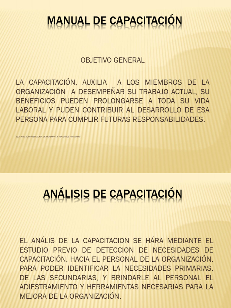 Manual de Capacitacion | PDF | Gestión de recursos humanos | Cuestionario