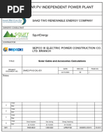 33kV Cable Test Report for Solar Project | PDF | Electric Power ...