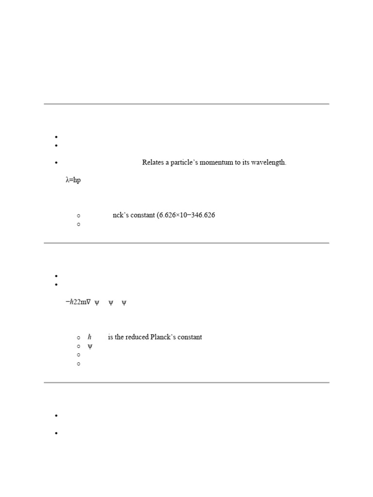 Fundamentals of Quantum Physics Explained | PDF