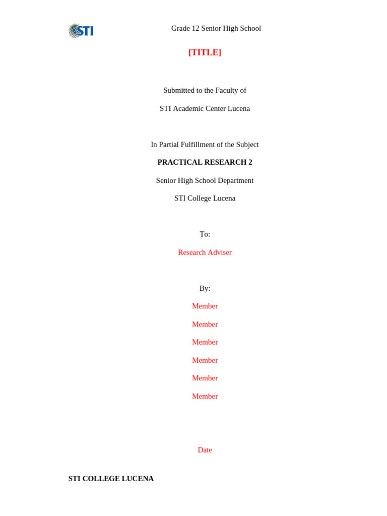 Chapter 1 Format | PDF