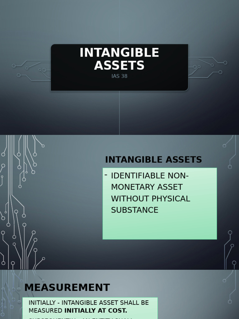 Intangible Assets and RD | PDF | Goodwill (Accounting) | Intangible Asset